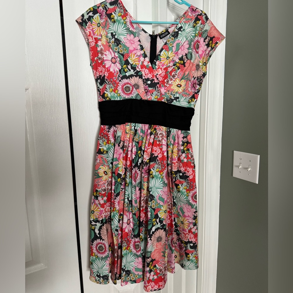 Retrolicious Alice In Wonderland Dress - Gem